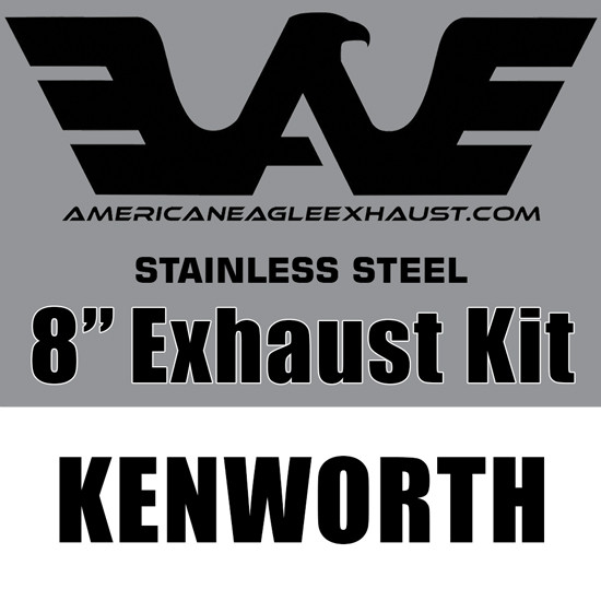 American Eagle Stainless 8 Inch Exhaust Kit With OE Style Elbows For ...