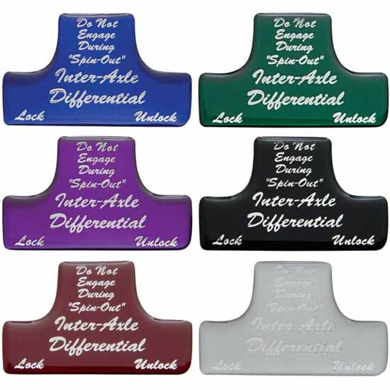 Glossy Axle Differential Switch Guard Sticker For Freightliner - 4 ...