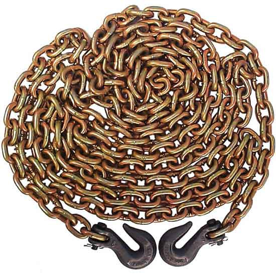 TPHD Grade 70 Chain With Hooks - Size And Length Options - 4 State Trucks