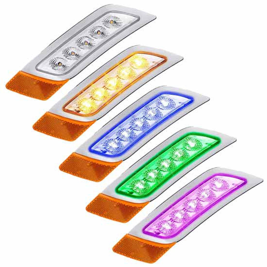 Dual Revolution Turn & Marker Fender LED Light - 4 State Trucks