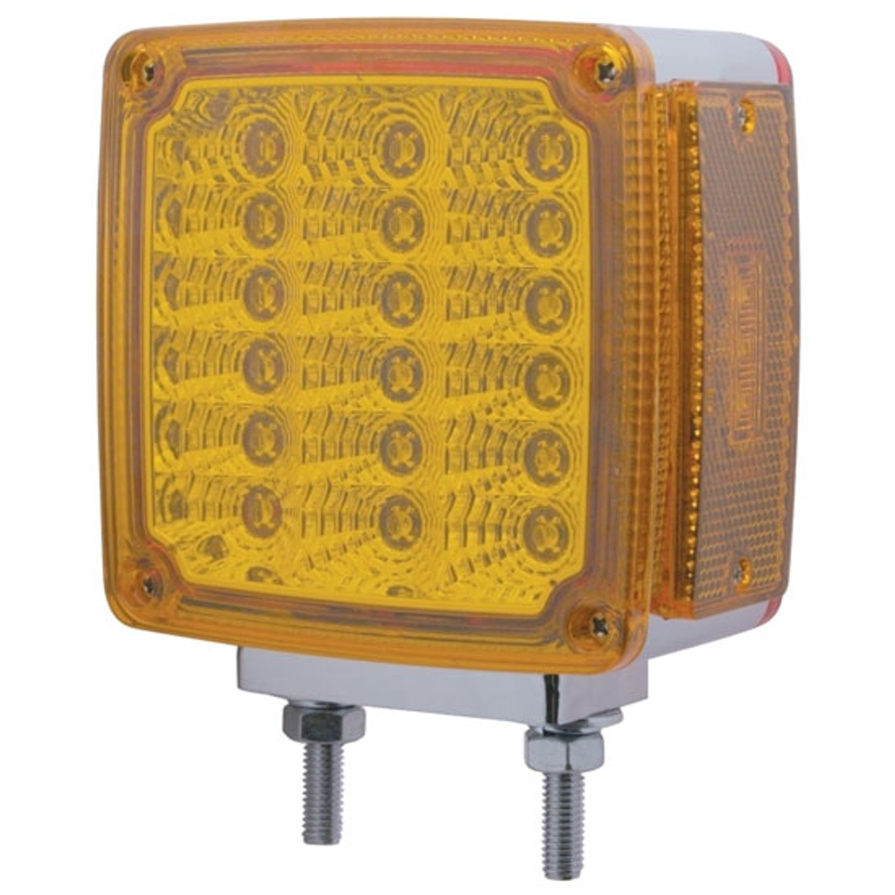 39 Diode Amber Led Double Face Turn Signal Light 4 State Trucks