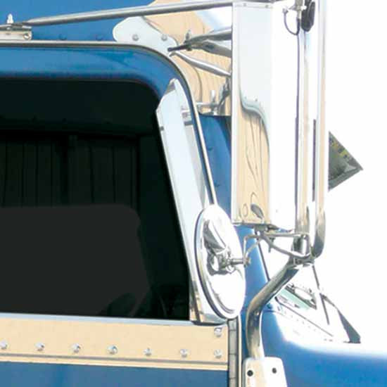 Stainless Steel Window Air Defectors For Peterbilt 378/379/389/388 2006 ...