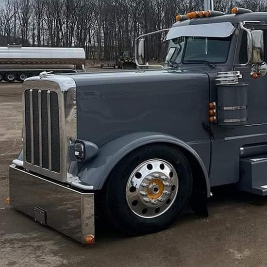 12 Gauge Customs New Gen Steer Axle Air Ride Kit For Peterbilt 389 - 4 ...