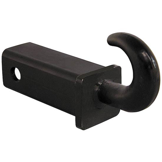 Steel Receiver Mounted Tow Hook For 2 Inch Receiver Tube - 4 State Trucks
