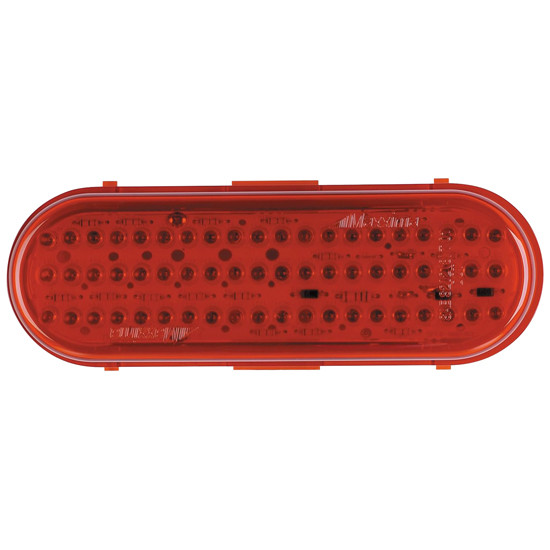 Maxxima 6 Inch 60 Diode Oval Red LED Stop, Turn & Tail Light - 4 State ...