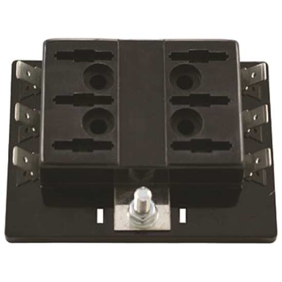 6 Position 30A 600V ATC/ATO Fuse Block, 2 Screws Per Position - 4 State ...