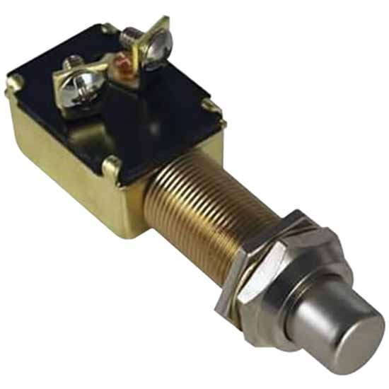 Momentary Starter Switch 10A At 12V, 2 Screw Terminals W/ 5/8 Inch ...