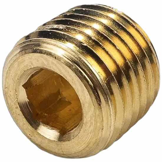 1/4 Inch Brass Recessed Hex Head Plug - 4 State Trucks