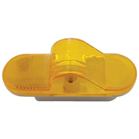 6 Inch Mid Trailer Turn Signal Oval Amber Light - 4 State Trucks