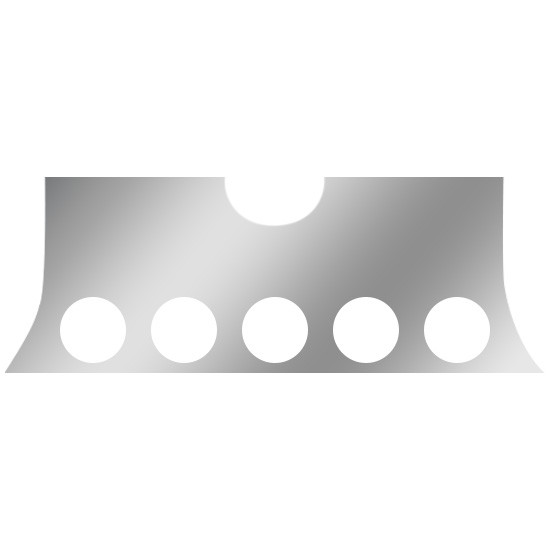 Stainless Steel Fuel Tank I-Panel For Peterbilt - 4 State Trucks