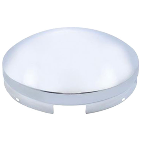 Chrome Dome Front Hubcap W/ 4 Even Notched & 3/4 Inch Side Wall For 8 ...