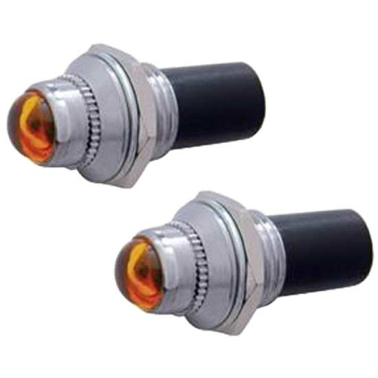 Mini Pilot Light With 3/8 Inch Mounting Holes, 2 Pack - 4 State Trucks