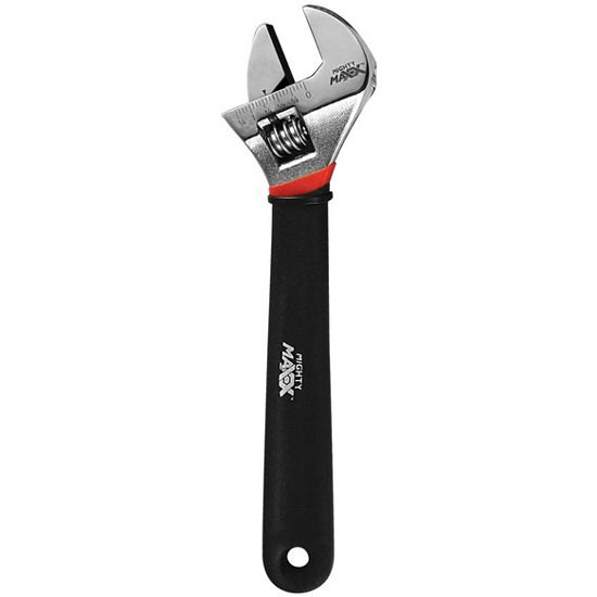 Chrome Plated Steel Adjustable Wrench - 4 State Trucks
