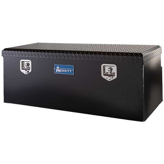 Textured Black Aluminum Utility Chest Box, 19 x 20 x 51 Inch - 4 State ...