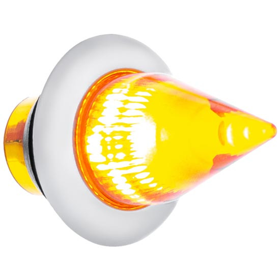 4 LED Dual Function Mini Spike Light W/ SS Bezel - 4 State Trucks