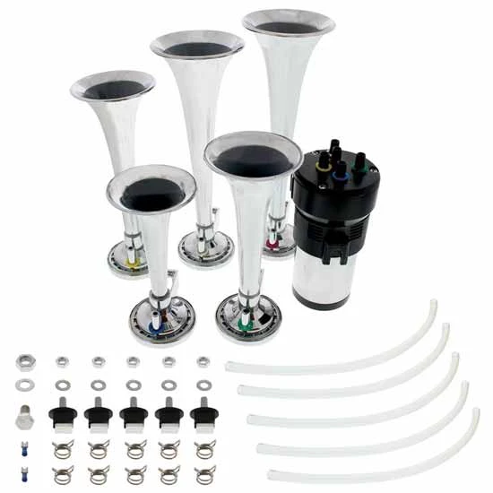 Dukes of Hazzard General Lee Musical Dixie Air Horn Kit W/ 5 Chrome ABS ...