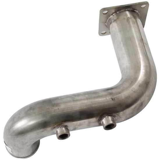 SS Lower Radiator Pipe K181-5141 For Kenworth W900L W/ Cat 3406E or C15 ...
