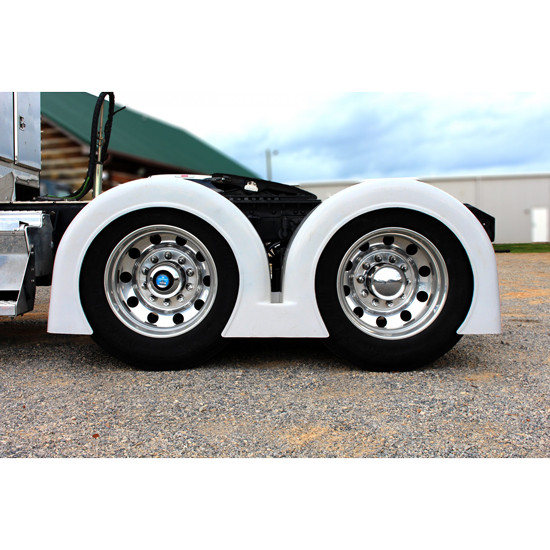 Fiberglass Gangster Double Hump Super Single Fenders - 4 State Trucks