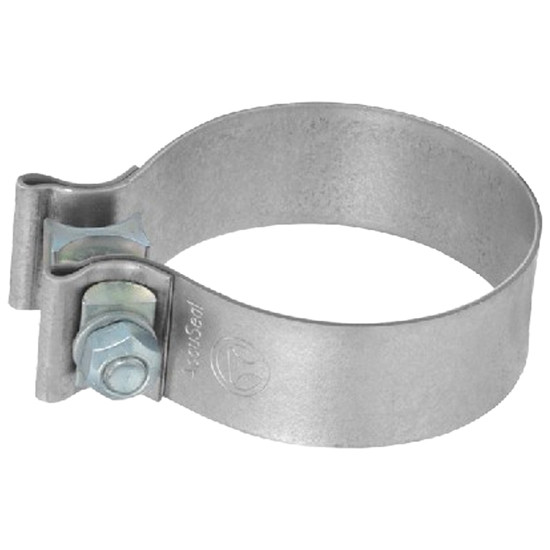 Aluminized Exhaust Band Clamp W/ Single Cinch Bolt 4 Inch - 4 State Trucks