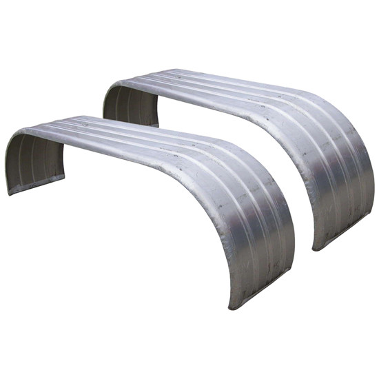 Merritt Aluminum Ribbed Full Fenders - 24 X 25 X 105 Inch - 4 State Trucks