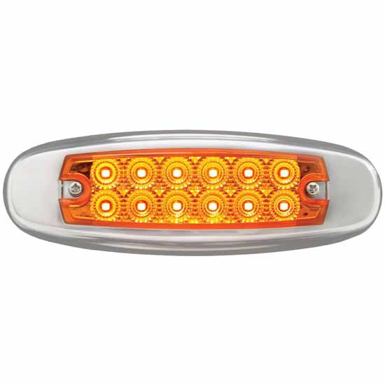 Rectangular Spyder 12-LED Marker and Clearance Sealed Light with ...