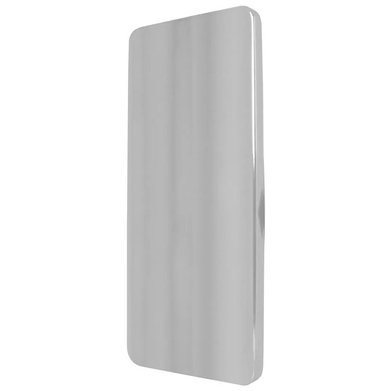 Stainless Steel Plain Exterior Vent Door Covers - 4 State Trucks