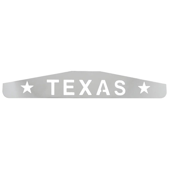 24 X 4 Inch Steel Texas Star Cutout Bottom Mud Flap Plate - 4 State Trucks