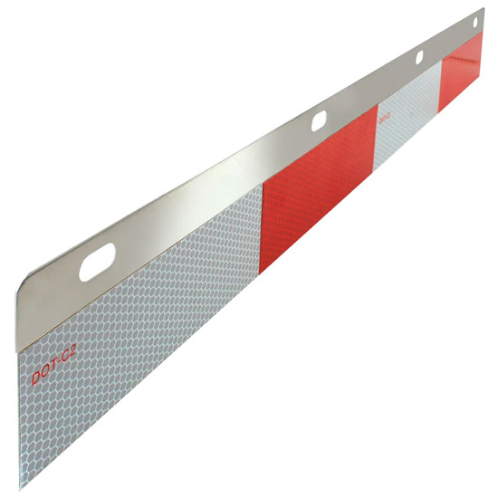 24 Inch Aluminum Straight Mud Flap Strip - 4 State Trucks
