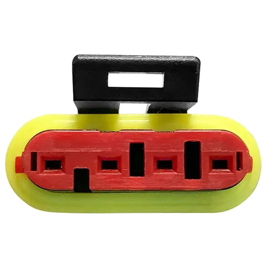 3-Pin Weather Pack Splitter Plug W/ 6 Inch Lead Wire - 4 State Trucks