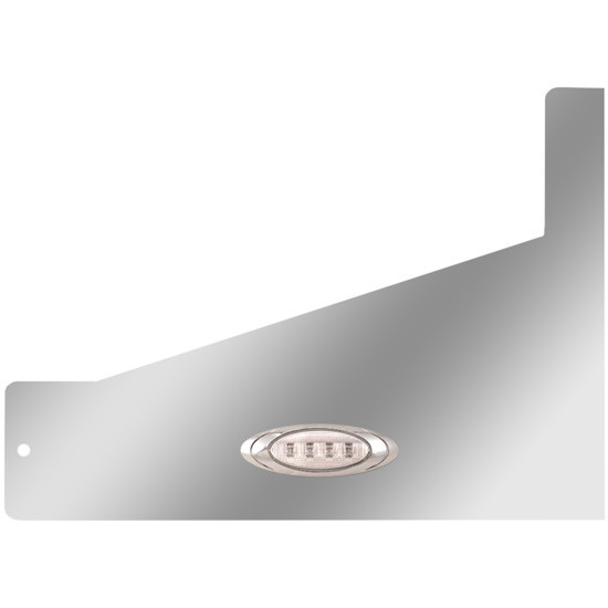 4 Inch Stainless Steel Ultra Sleeper Extension Panels For Peterbilt 300 ...