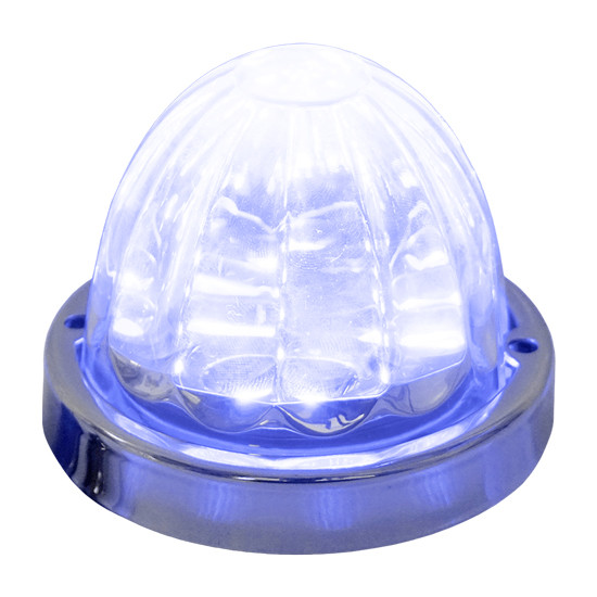 Legendary 3-1/2 Glass Watermelon Blue 3 Wire Dual Function Stainless ...