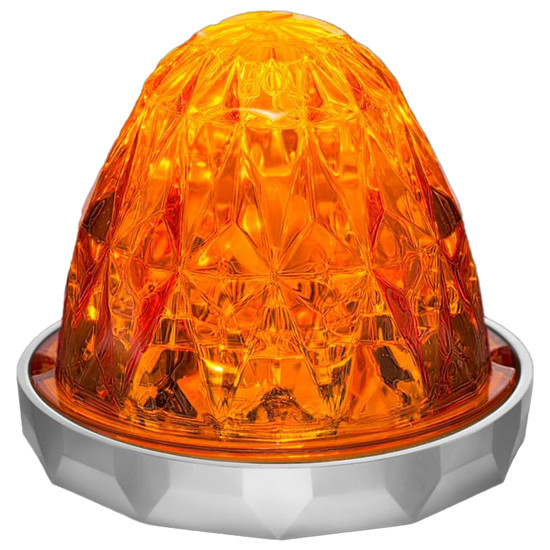 Hero Amber Jewel Watermelon LED Light With Amber Lens, 3-1/2 Inch ...