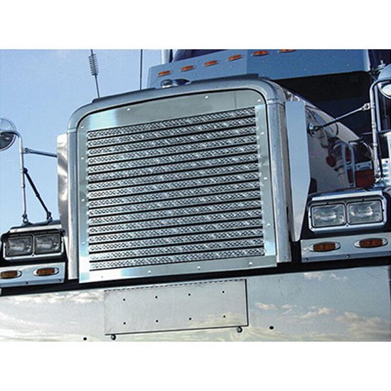 29 Inch Stainless Steel Side Grille Deflectors For Freightliner Classic ...