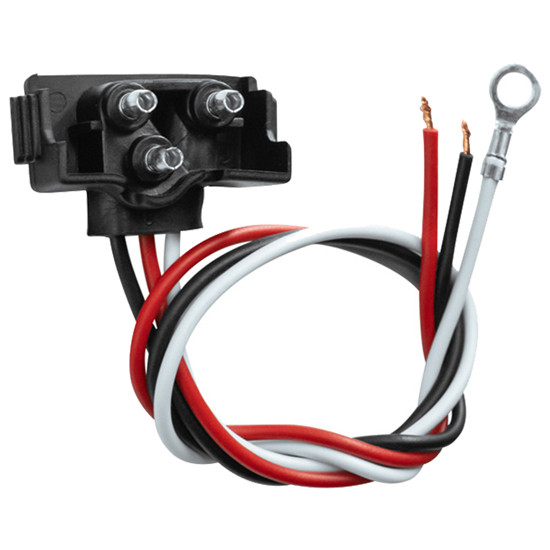 3 Wire Pigtail With 3 Prong Right Angle Plug - 4 State Trucks
