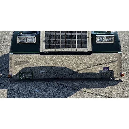 20 Inch Gull Wing Texas Bumper With Blind Mount Plates - 4 State Trucks
