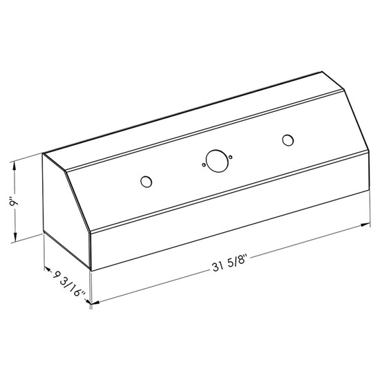 Polished Connection Air Line Box For For use with 432, 433, 434 or 435 ...