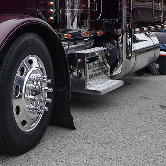 Peterbilt 378, 379 Diamond Plate Aluminum Battery Box W/ Smooth Sides ...