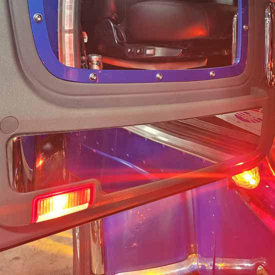 CSM SS Lower Door Pocket Trim For Peterbilt 379, 386, 388, 389 - 4 ...