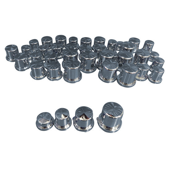 Frame Rail Nut Cover Kit For Kenworth 1998 - 2001 - 4 State Trucks