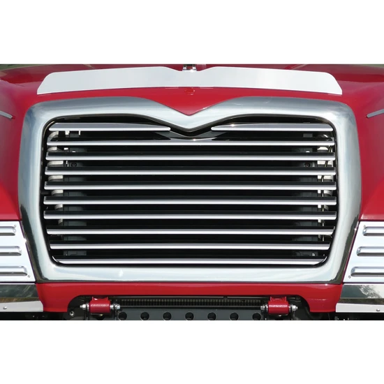 Grille Bar Inserts, Stainless Steel For Mack CV713 Granite - 4 State Trucks
