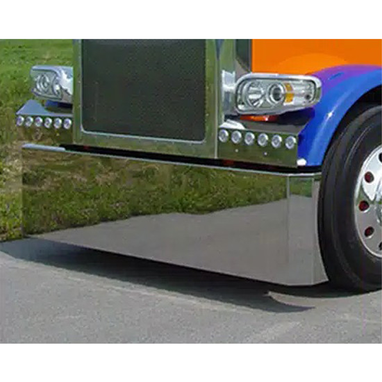 Stainless Steel Blind Mount Bumper W/ Recessed License Plate Holder For ...