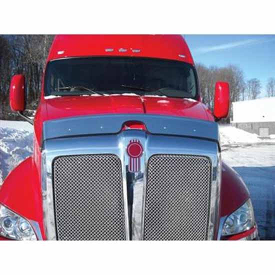 Stainless Steel Bug Deflector For Kenworth T700 - 4 State Trucks