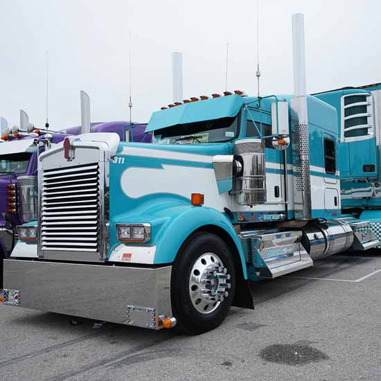Stainless Steel Fender Shield For Kenworth W900B W/ Curved Windshield ...