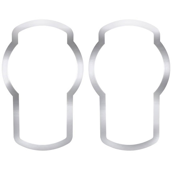 Stainless Steel Hood Logo Trim For Kenworth T370, T660 - Pair - 4 State ...