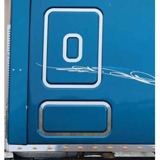 Stainless Steel Sleeper Vent Trim For Freightliner Cascadia - 4 State ...