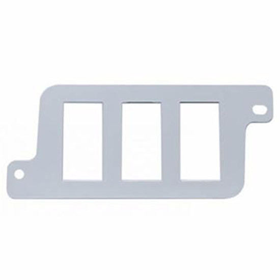 Chrome Lower Bottom Dash Switch Panel W/ 3 Openings - Driver Side For ...
