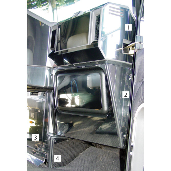 TPHD Stainless Steel Upper Left Kick Panel Trim, Passenger Side For ...