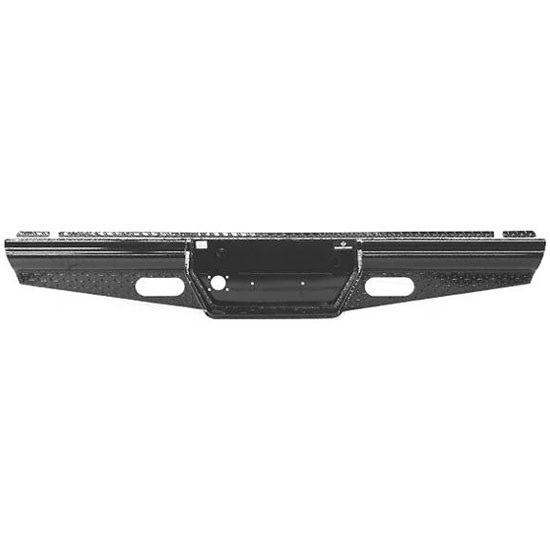 Legend Series Black Powder-Coated Steel Rear Bumper For Ford F250-F350 ...