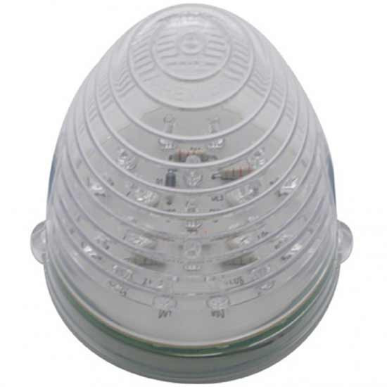 19 Diode Amber LED Clear Lens Beehive Grakon Style Replacement Lens - 4 ...