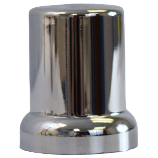 Chrome Top Hat Nut Cover W/ Flange - 4 State Trucks
